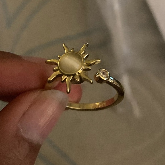 Jewelry | Gold Sun Fidget Ring | Poshmark